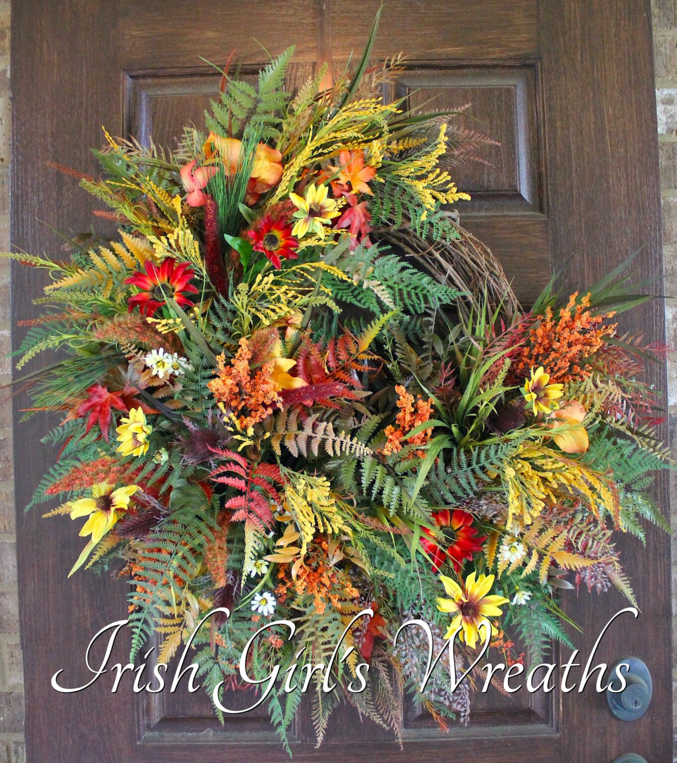 Irish Girl's Wreaths | Top Quality Handmade Artisan Floral Wreaths for ...